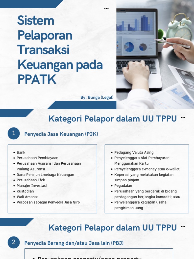 Sistem Pelaporan Transaksi Keuangan pada PPATK | PDF