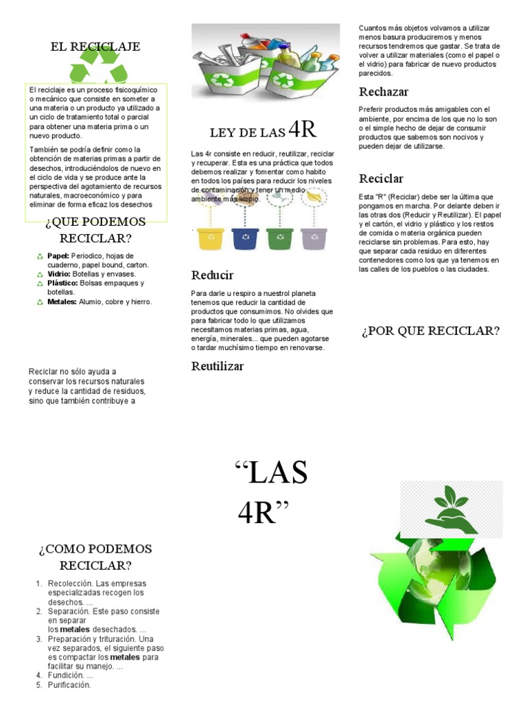 El Reciclaje | PDF | Reciclaje | Residuos