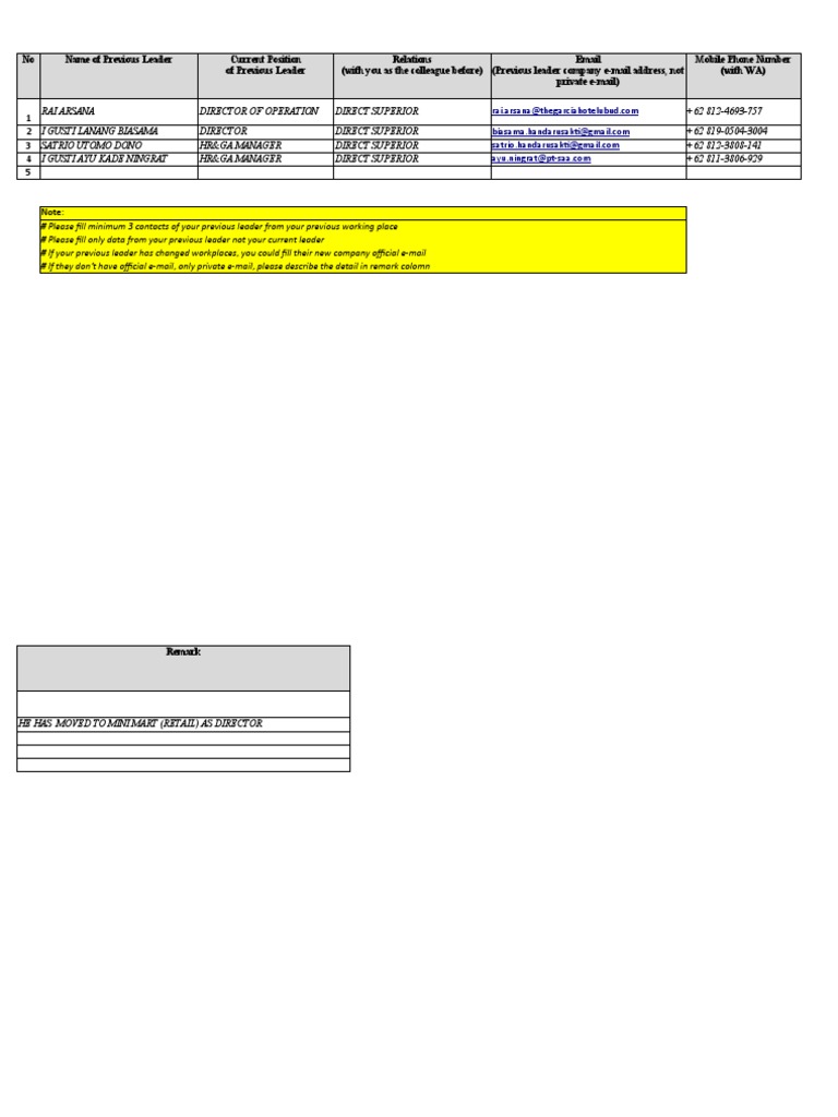 Workable - Reference Check - Recruitment Process | PDF