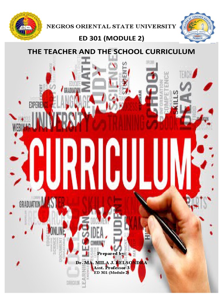 ED 301 Module 2 | PDF | Curriculum | Learning