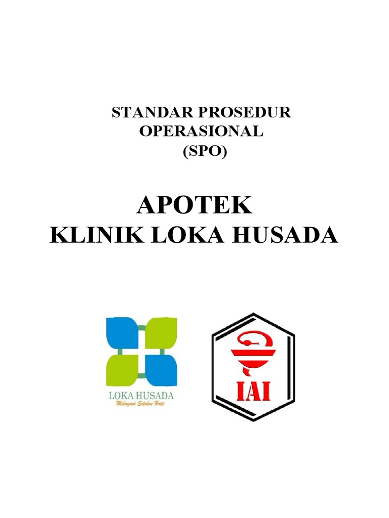 Sop Apotek Klinik Loka Husada | PDF