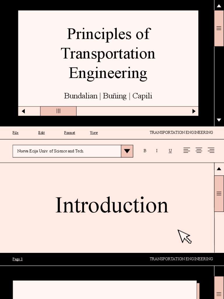 Principles of Transportation Engineering | PDF | Transport | Engineering