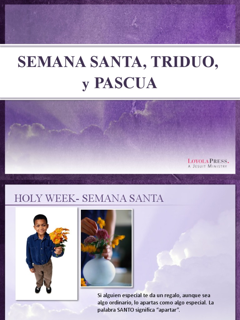 Semana Santa: Triduo y Pascua | PDF | Jesus | Stations Of The Cross