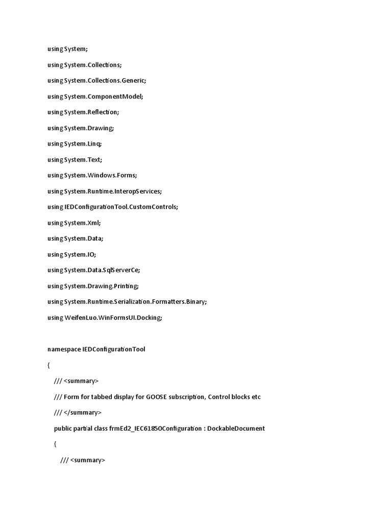 Frmed2 IEC61850Configuration | PDF | Software Engineering | Computing