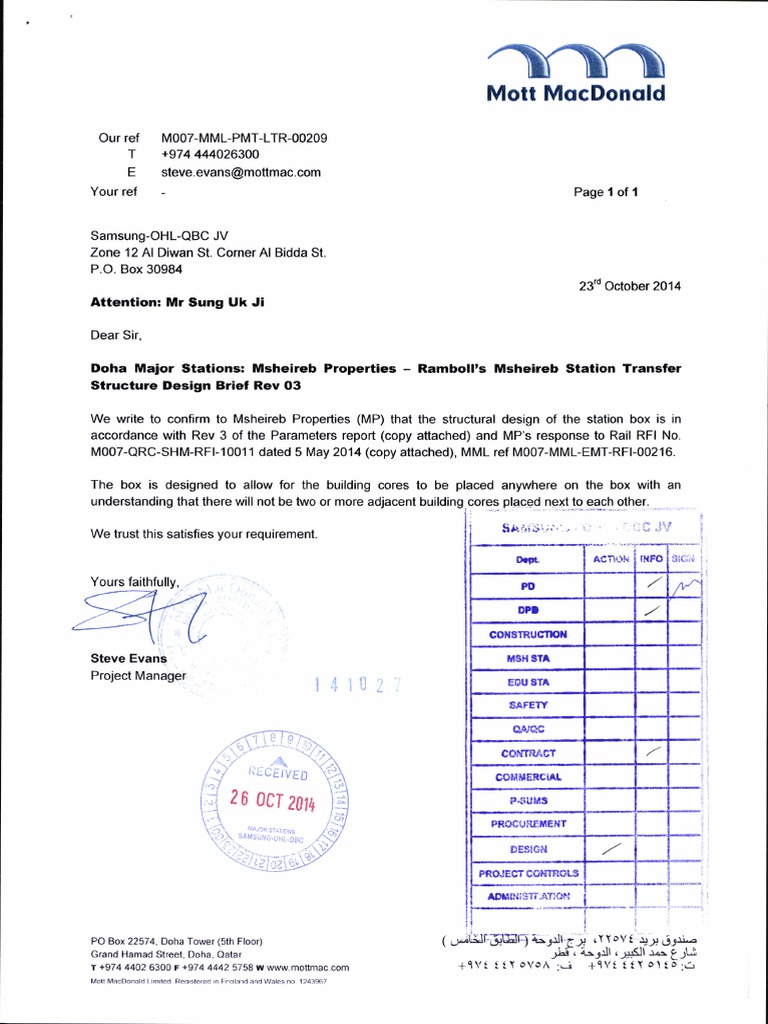 M007 MML PMT LTR 00209 | PDF