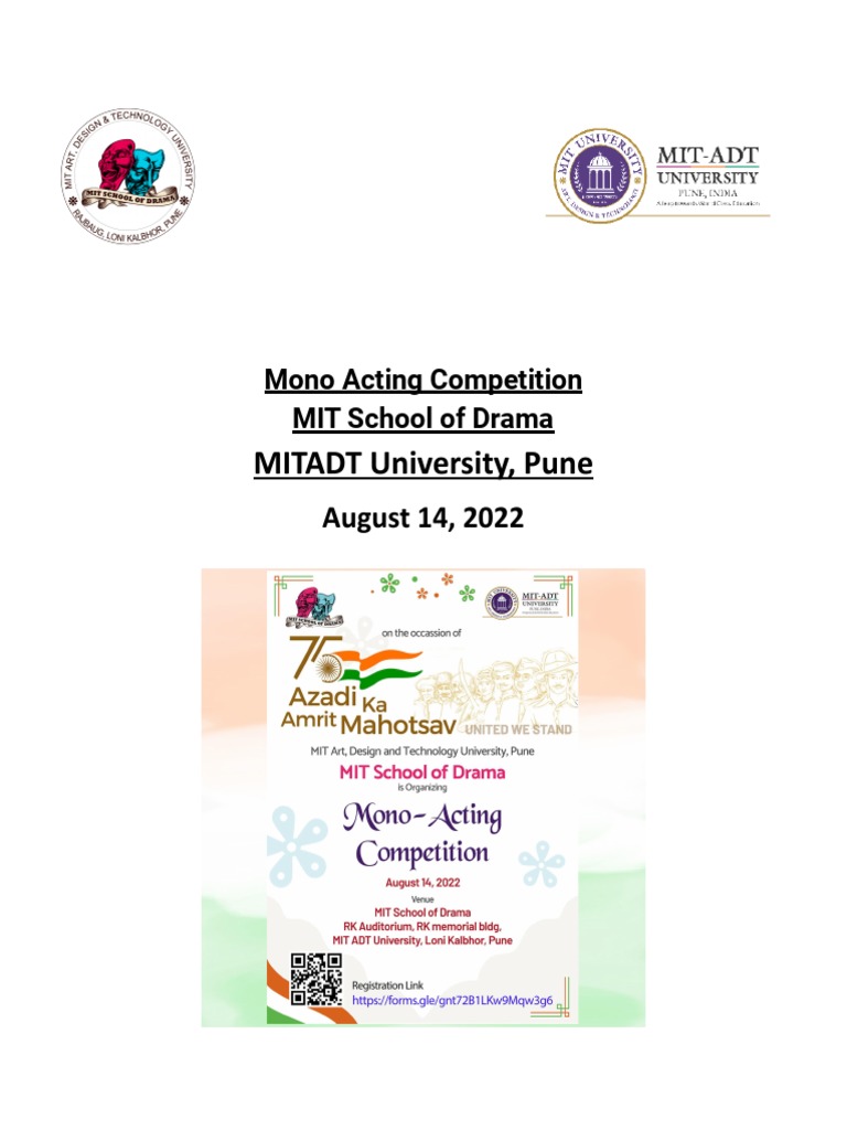 Mono Acting Competition Report | PDF