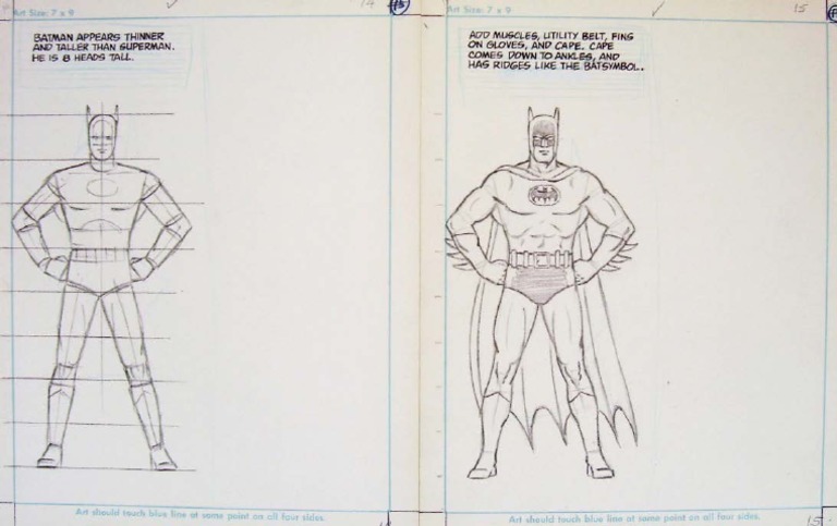 How To Draw Batman | PDF