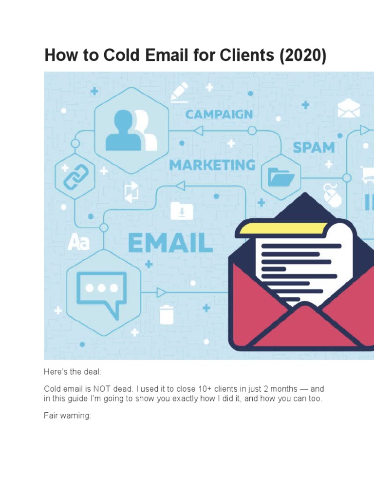 How To Cold Email For Clients | PDF | Marketing | Marketing Communications