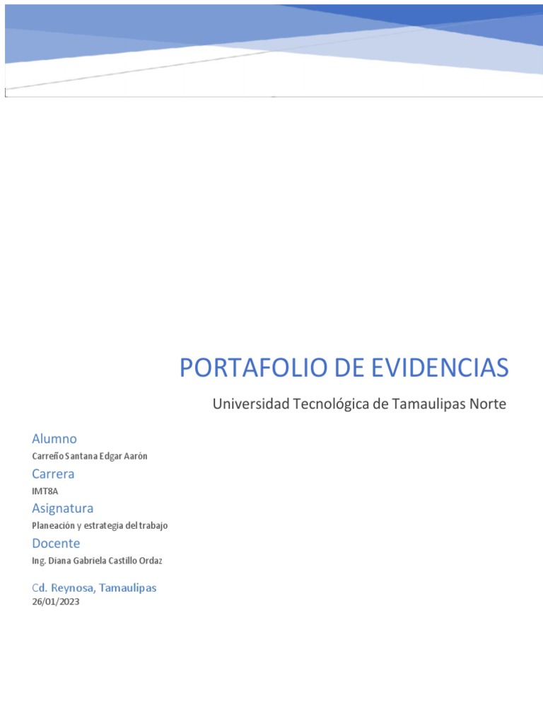 Portafolio de Actividades | PDF | Planificación | Marketing