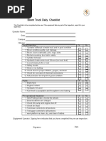 Form 071 HIAB Boom Truck Safety Checklist | PDF | Equipment ...