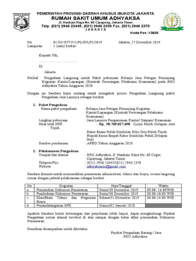 Undangan Security | PDF