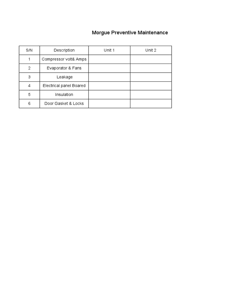 Morgue | PDF