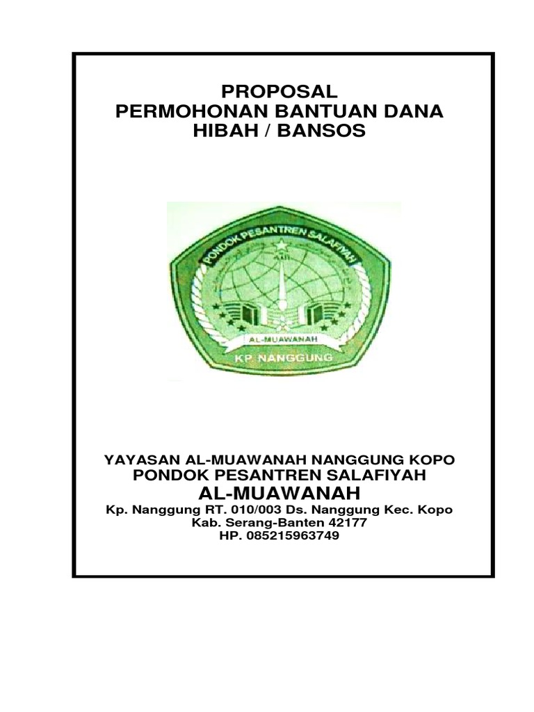 Contoh Proposal 1 | PDF