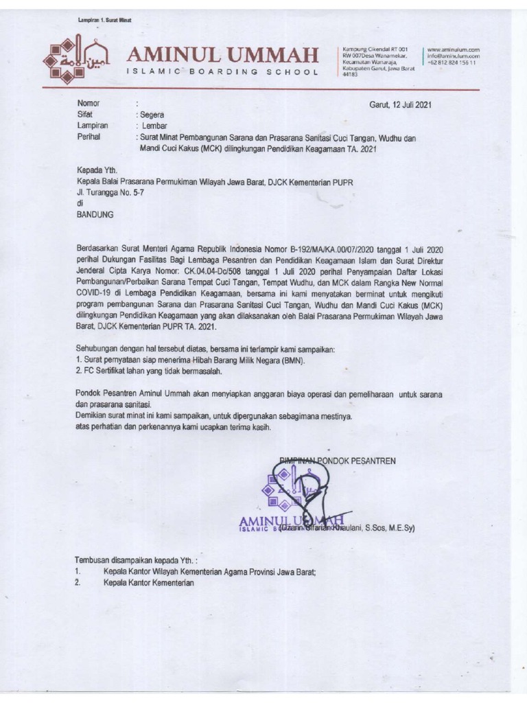 Form RC LPK 2021 - Ponpes Aminul Ummah | PDF | Abrahamic Religions | Sharia