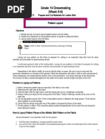 He Dressmaking Gr9 q1 Module-5 | PDF | Sewing | Seam (Sewing)