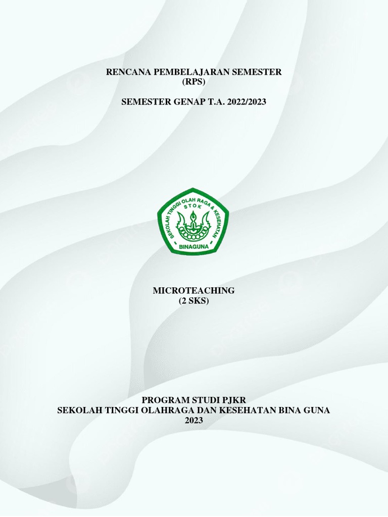 RPS Microteaching 2023 | PDF | Seni | Komputer