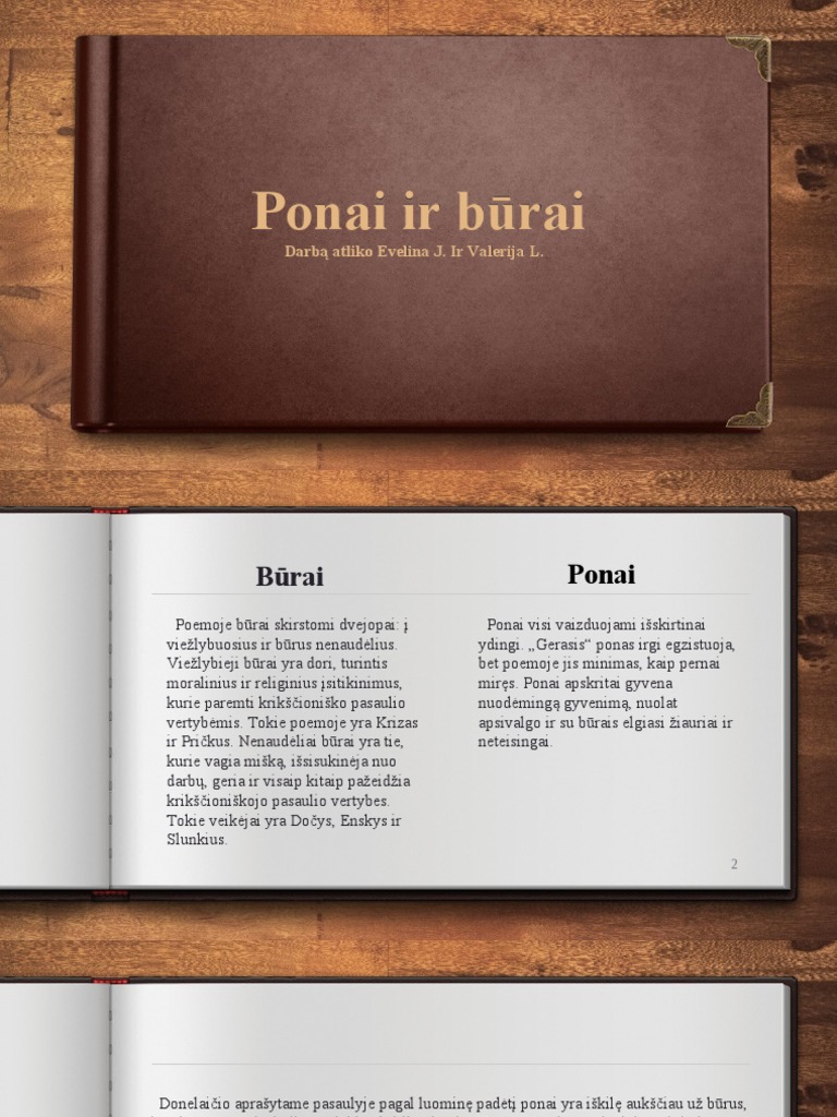būrai-ir-ponai.odp | PDF