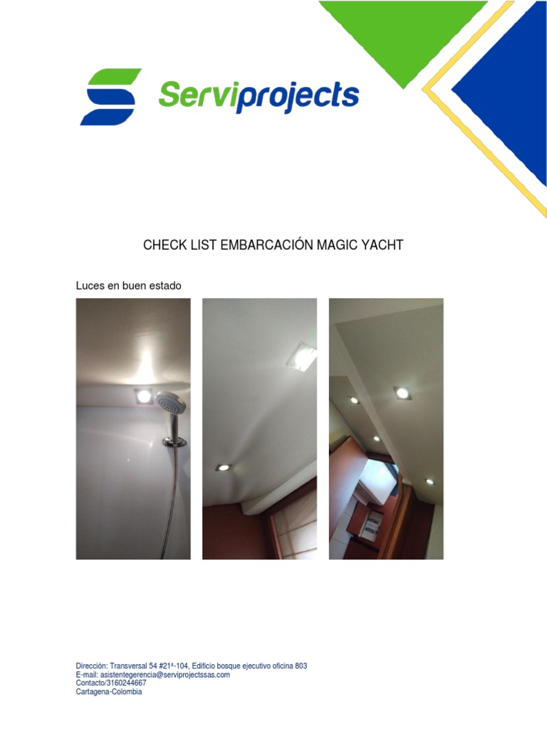 Check List de Mantenimiento Magic Yacht | PDF