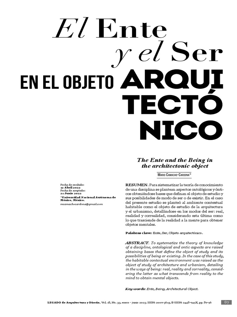 El Ente y El Ser PDF | PDF | Existencia | Teoría de sustancias