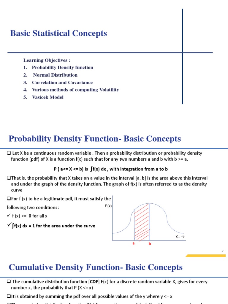 3-Basic Stats | PDF | Probability Density Function | Probability Distribution