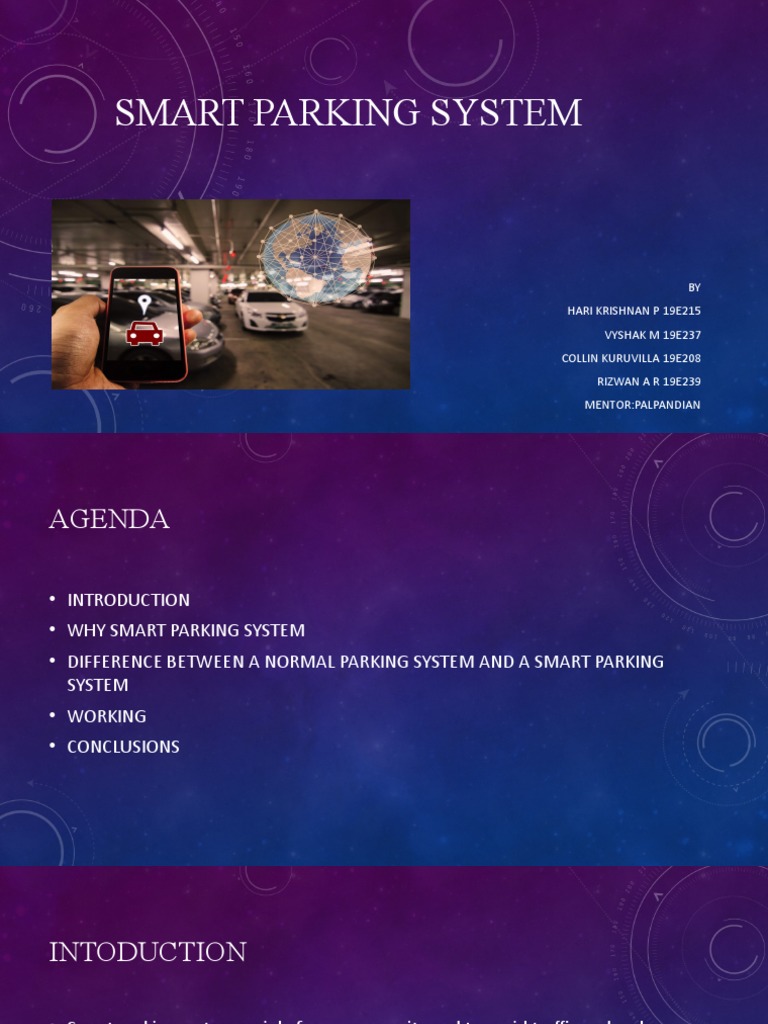 Smart Parking System Overview | PDF | Traffic | Computing