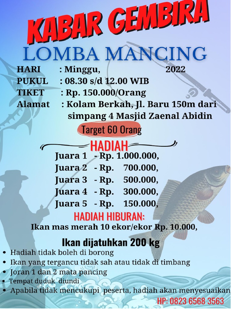 Poster Mancing | PDF