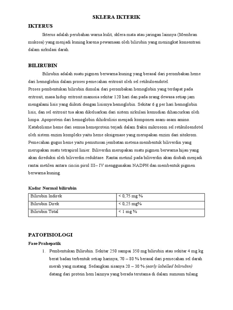 Sklera Ikterik Pdf