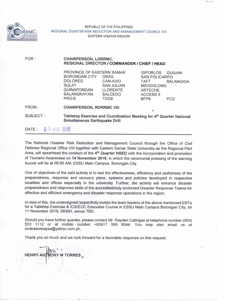 4Q Nsed Memo TTX 194 | PDF