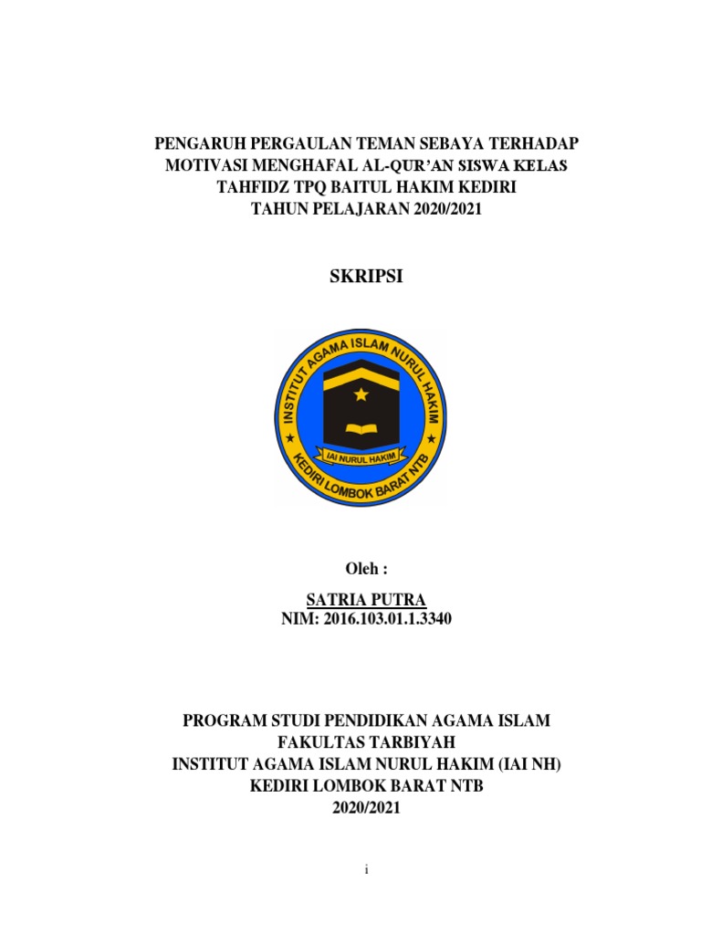 SKRIPSI SATRIA PUTRA BERGABUNG-dikonversi PDF | PDF
