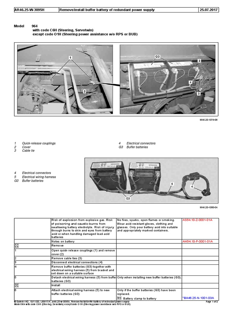 Install Buffer Battery of Redundant Power Supply | PDF | Electrical ...