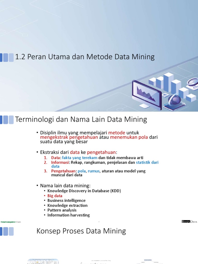Chapter 7 - Peran Utama Datamining | PDF | Komputer