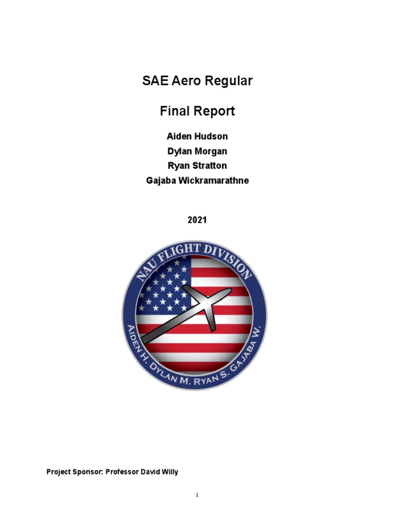 SAEAEROFINALREPORT | PDF | Aircraft | Reliability Engineering