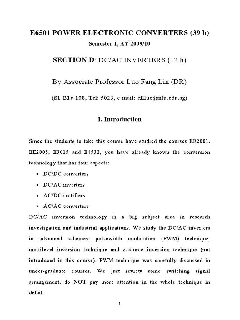 Dcac PDF | PDF | Power Inverter | Power Electronics