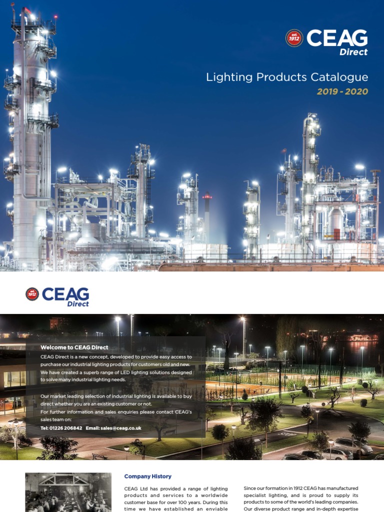 CEAG Lighting Brochure 2019 2020 | PDF | Fluorescent Lamp | Light ...