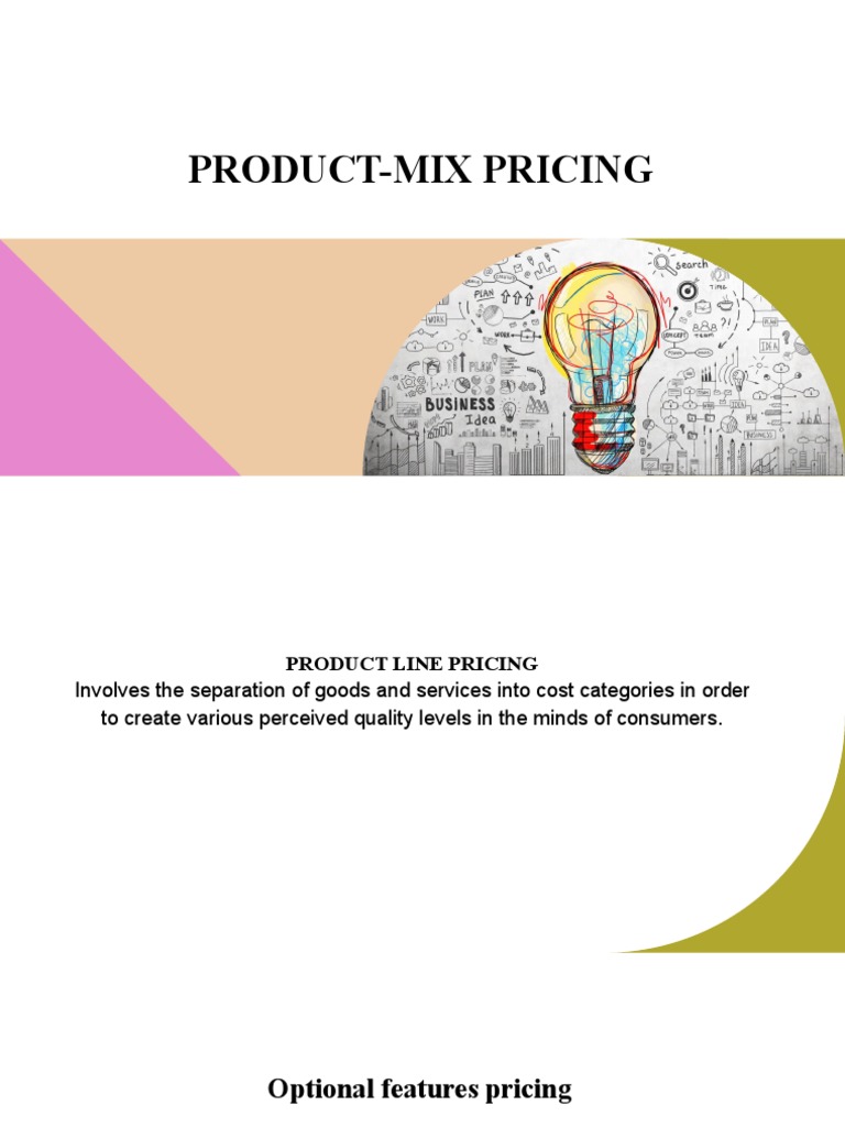 Product Mix Pricing | PDF