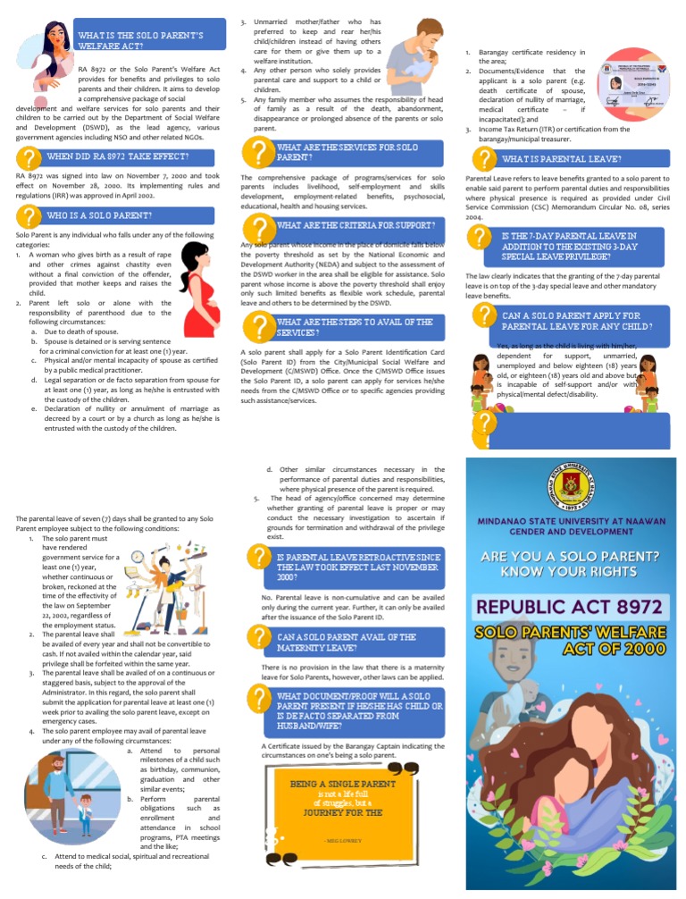 Ra 8972 | Descargar gratis PDF | Welfare | Annulment