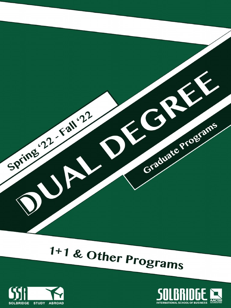 Graduate Dual Degree Program | Download Free PDF | Cost Of Living ...