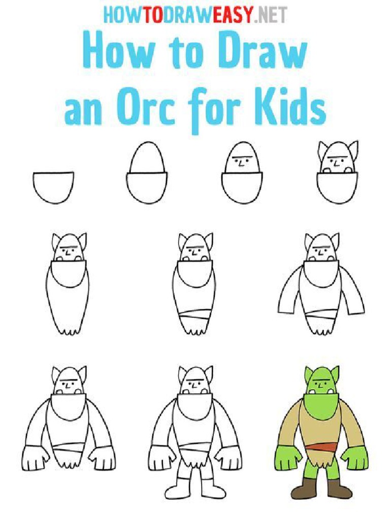 How To Draw Orc | PDF