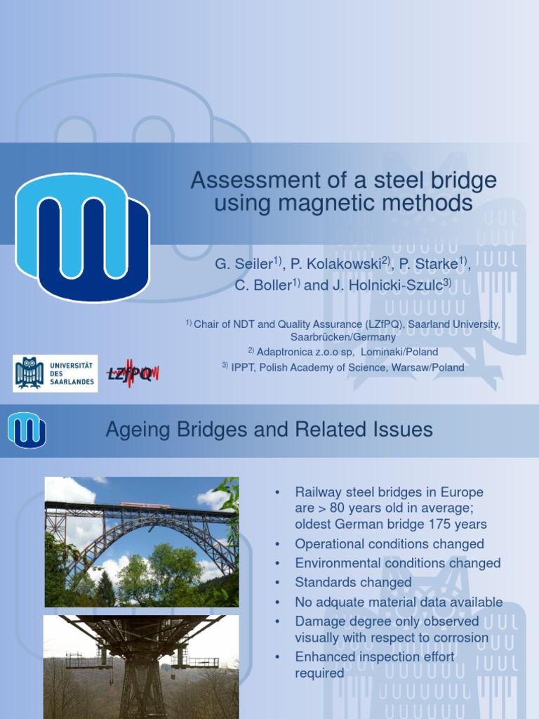 Assessment of A Steel Bridge Using Magnetic Methods | PDF | Fatigue ...