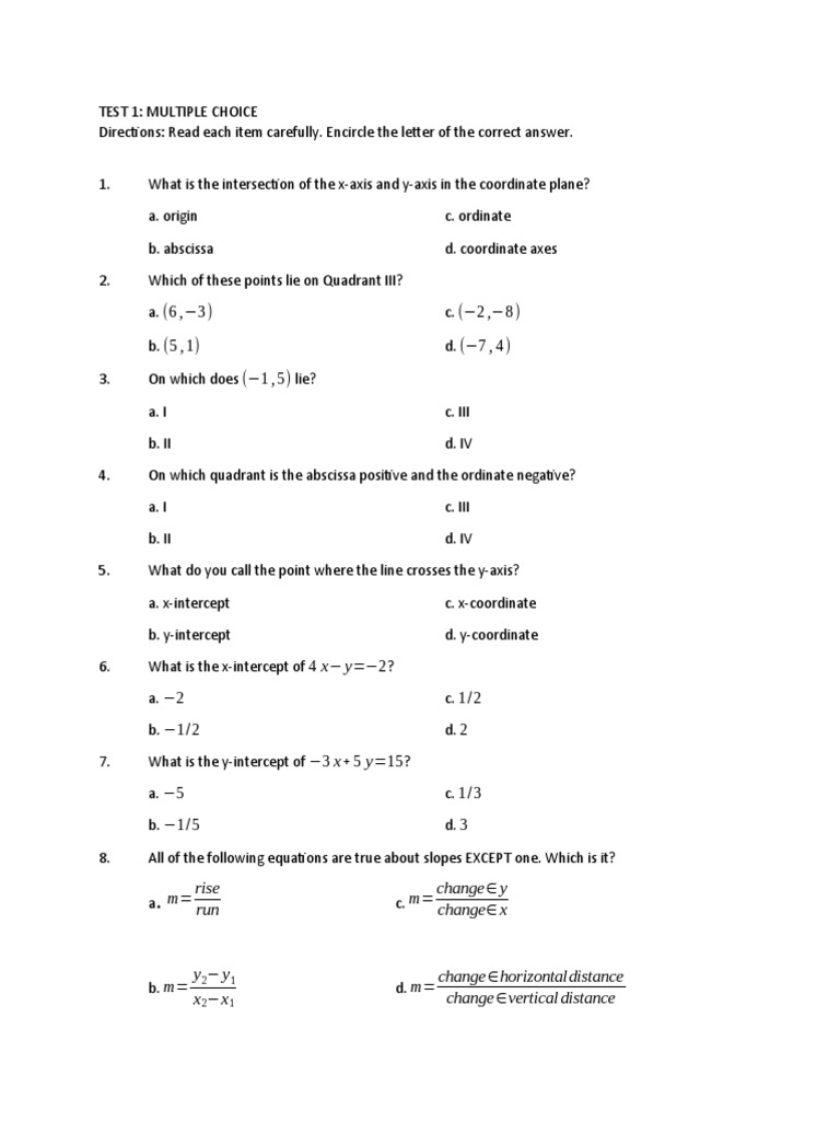 G8 Mathematics Q3 | PDF | Cartesian Coordinate System | Function ...
