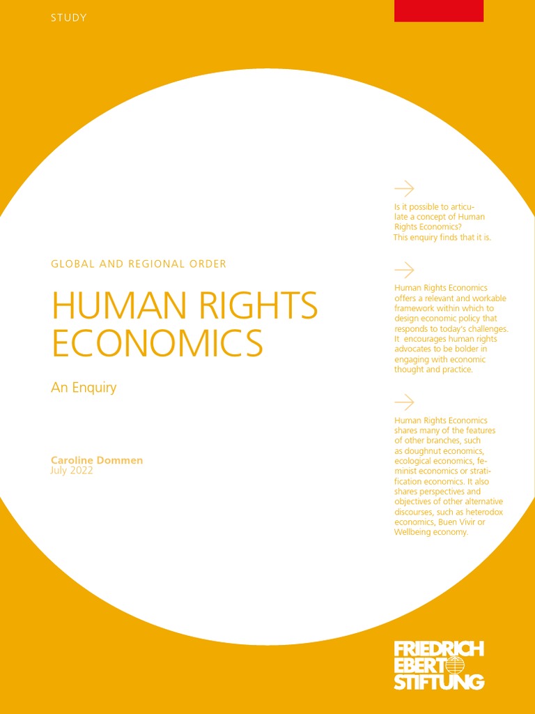 Human Rights Economics: An Enquiry | PDF | Economics | Labour Economics