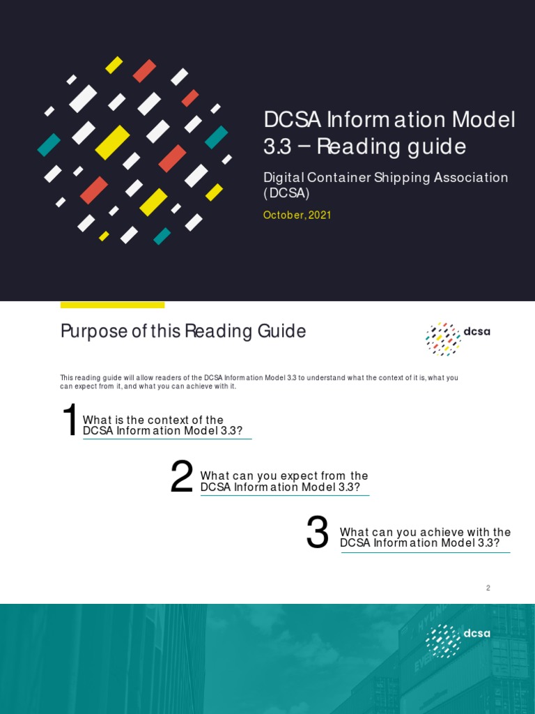 DCSA P1 Reading-guide-IM3.3 Final | PDF | License | Data