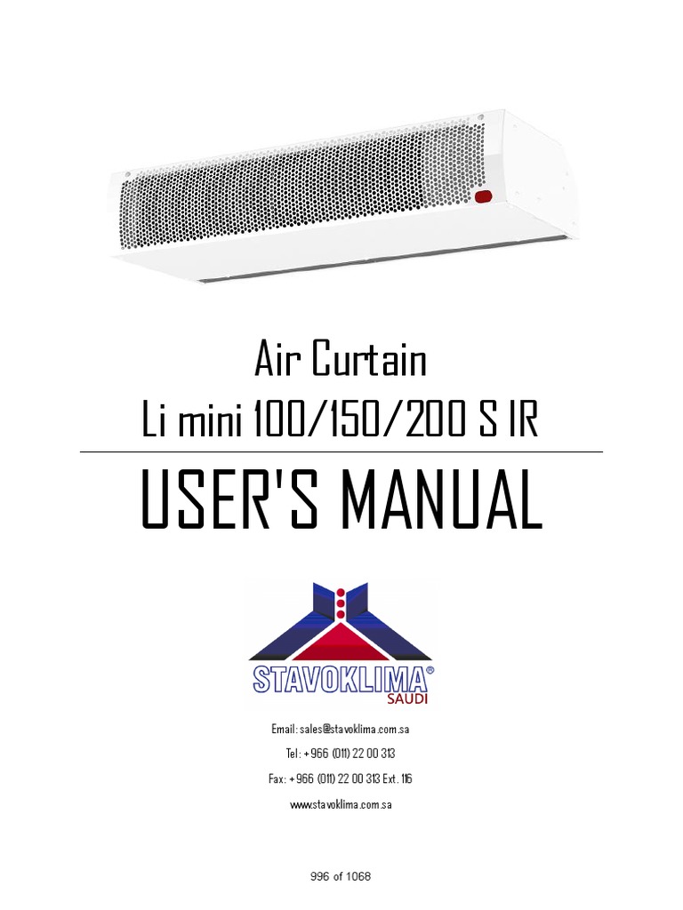 Saudi-Air Curtain | PDF | Mains Electricity | Physical Quantities