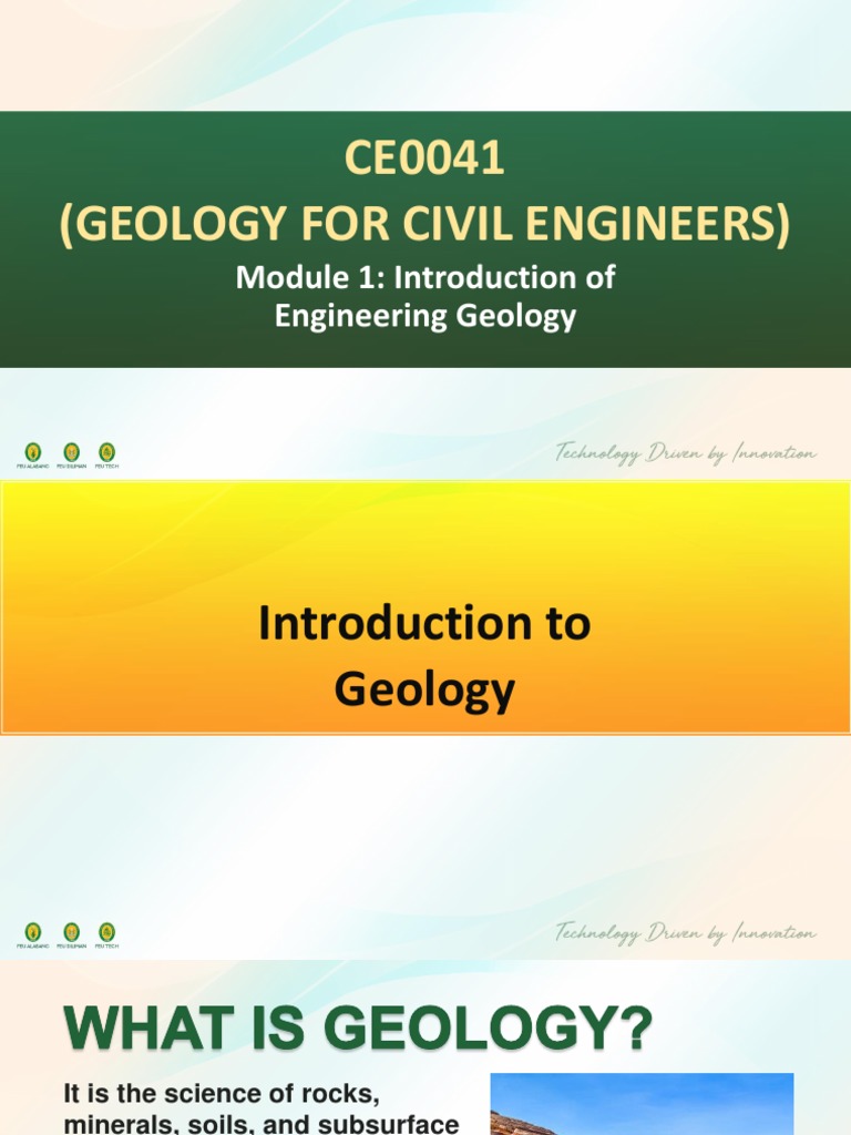 Introduction to Engineering Geology | PDF | Earth Sciences ...