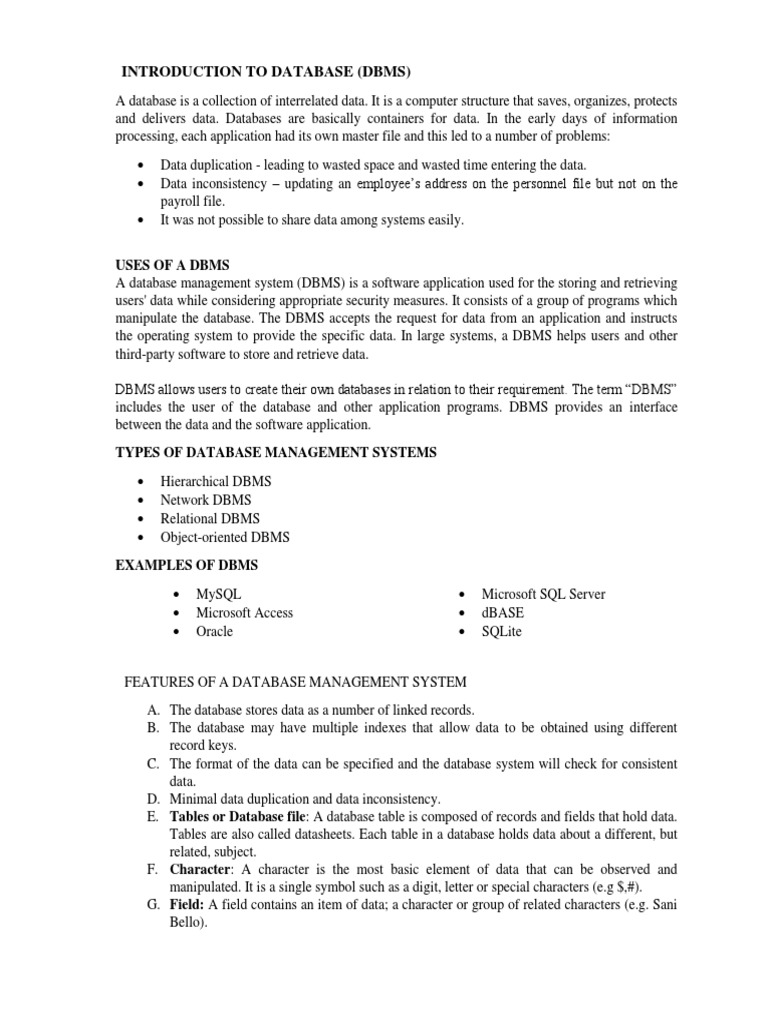 Database Management Systems | PDF | Databases | Application Software