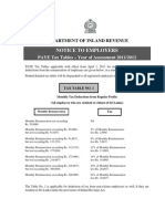 USD Jan-Dec 2025 Tax Tables | PDF | Economies | Taxes