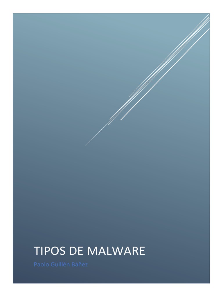 Tipos de Malware | PDF | Malware | Virus de computadora