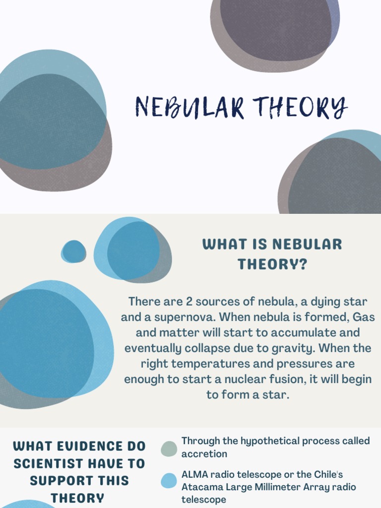 Nebular Theory Explained | PDF | Planets | Local Interstellar Cloud