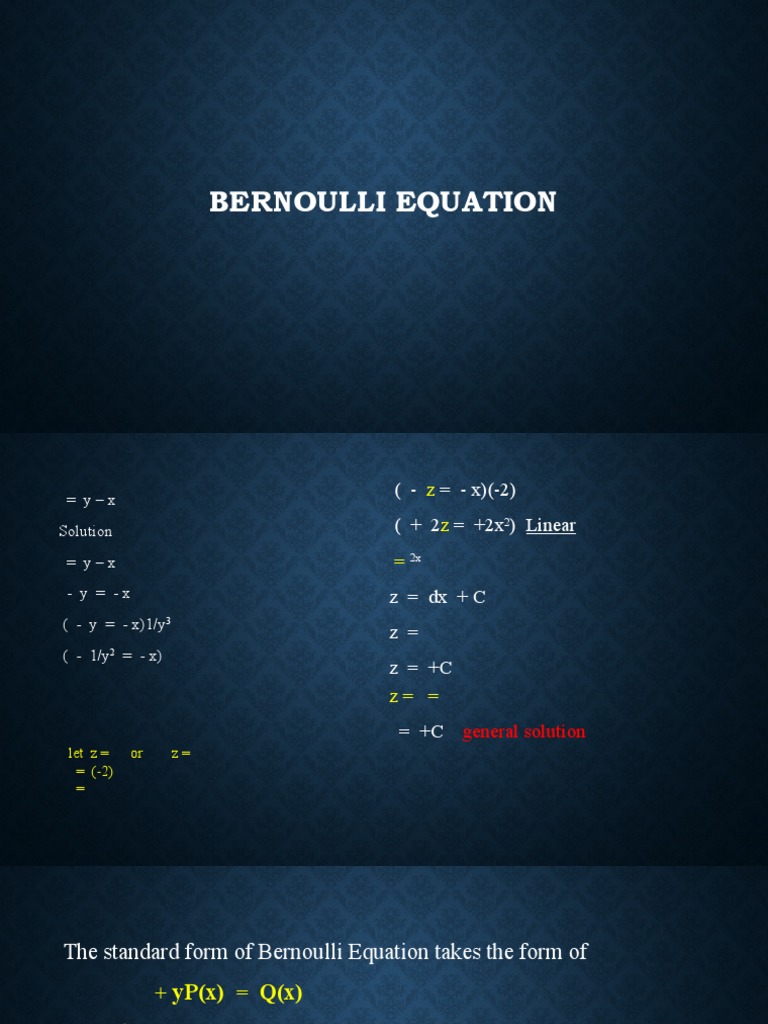 6 Bernoulli Equation | PDF