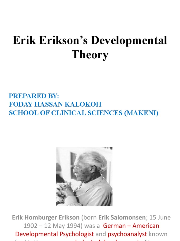 Erikson's Stages: Generativity vs Stagnation | PDF | Developmental ...